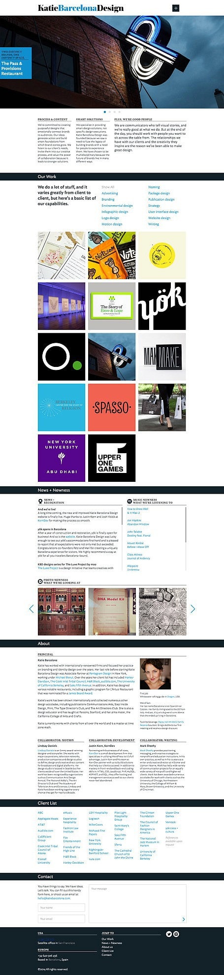 Katie Barcelona Design - Development by KornDev