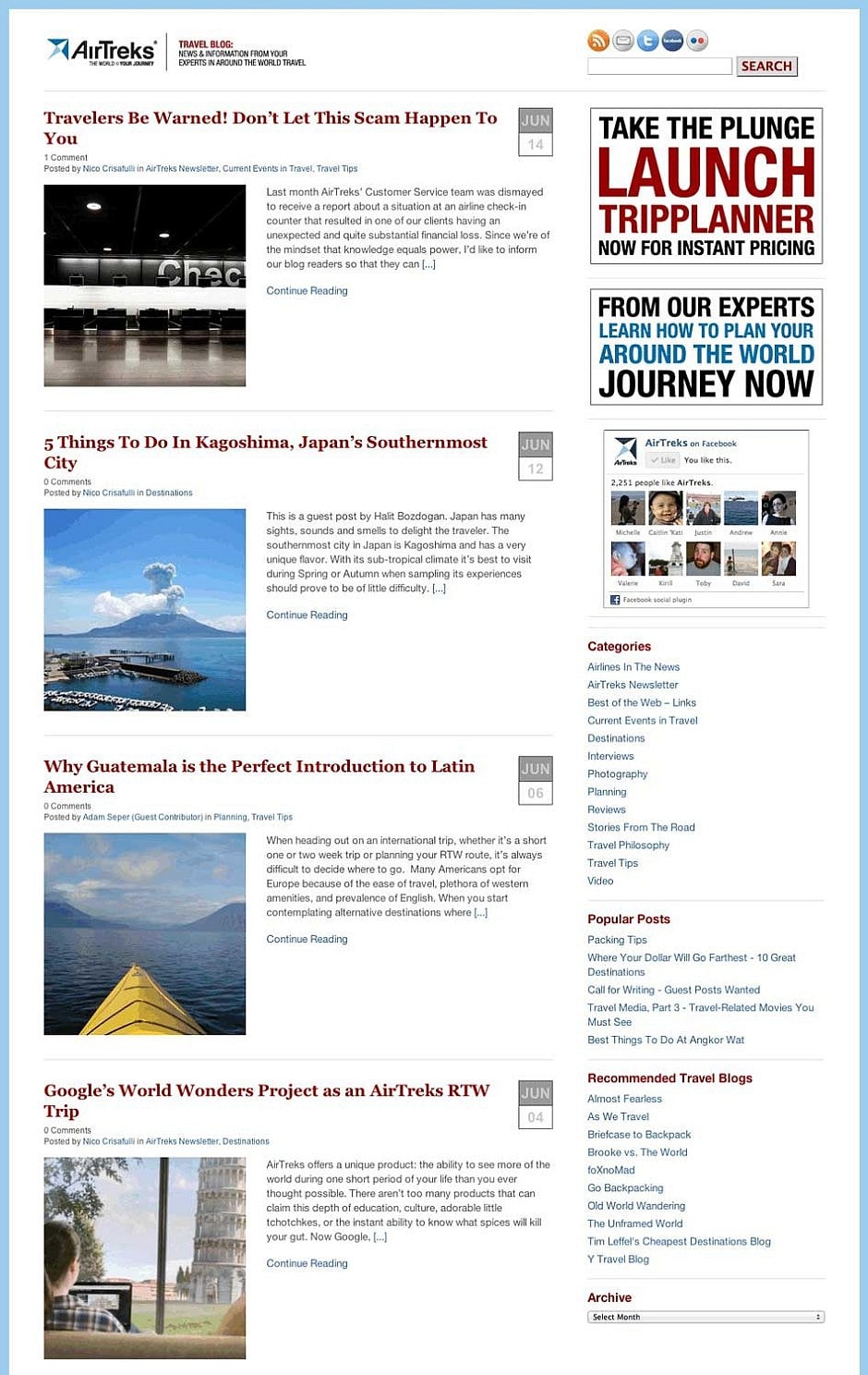 AirTreks News - Development by KornDev