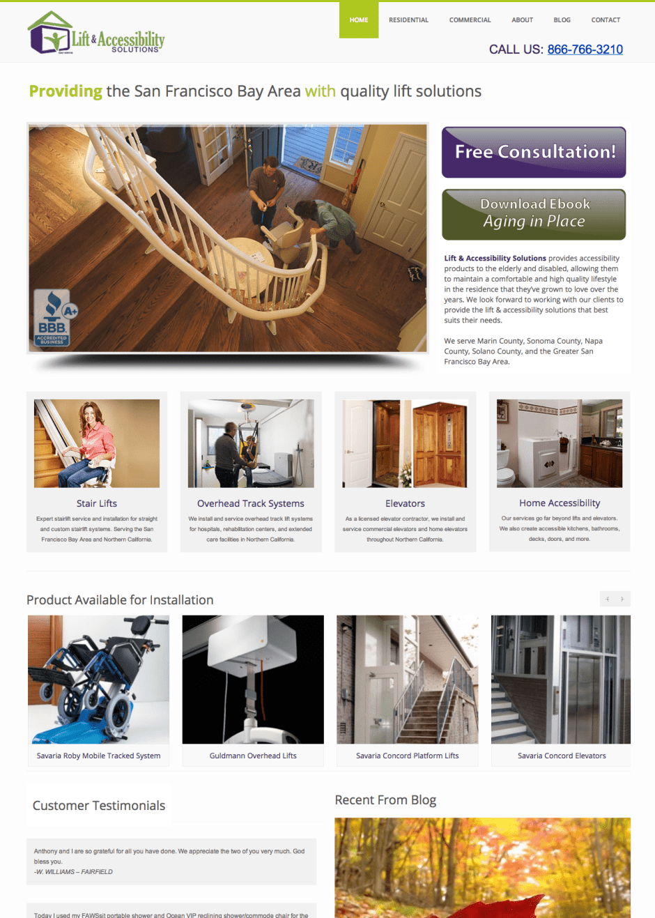 Lift & Accessibility Solutions - Development by KornDev