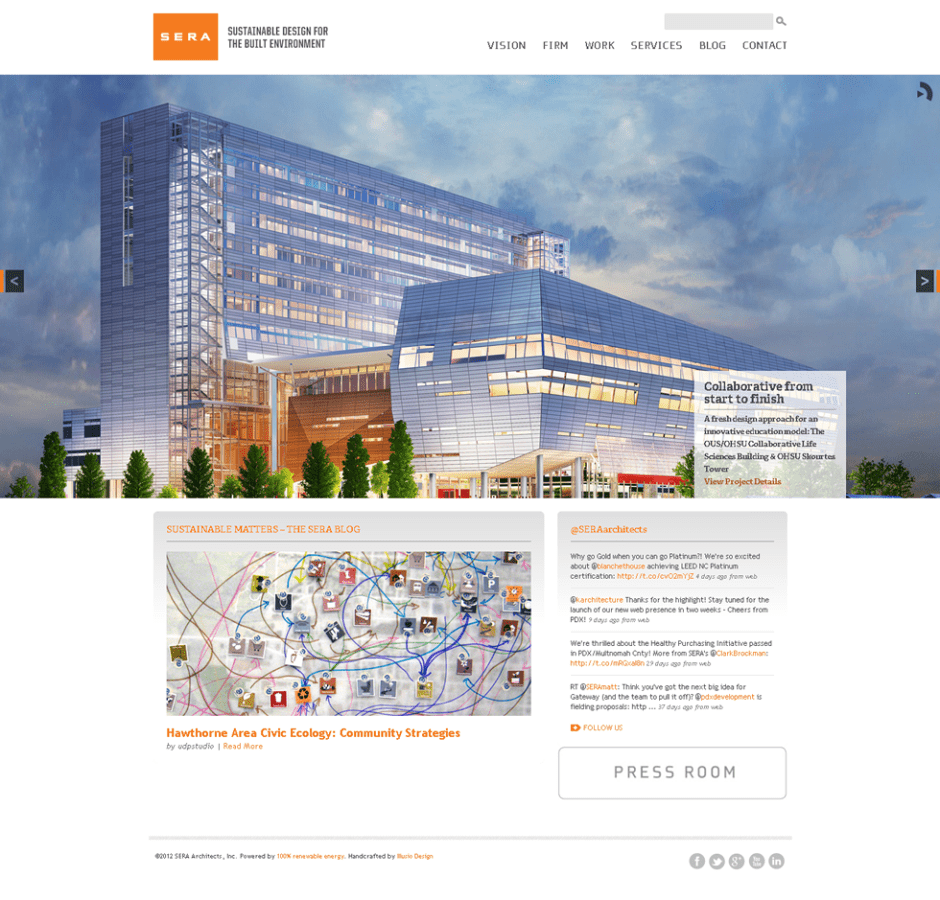 SERA Architects - Development by KornDev